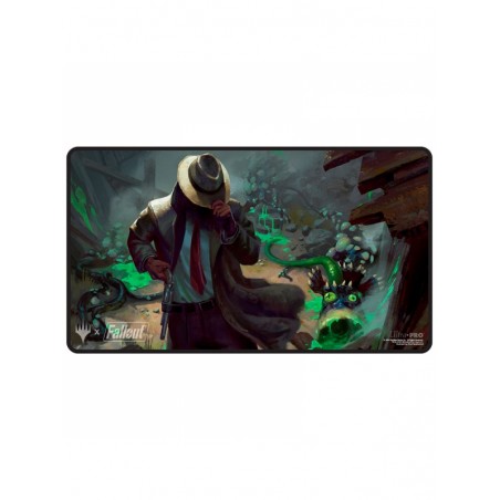 UP - Fallout Black Stitched Playmat X for Magic: The Gathering