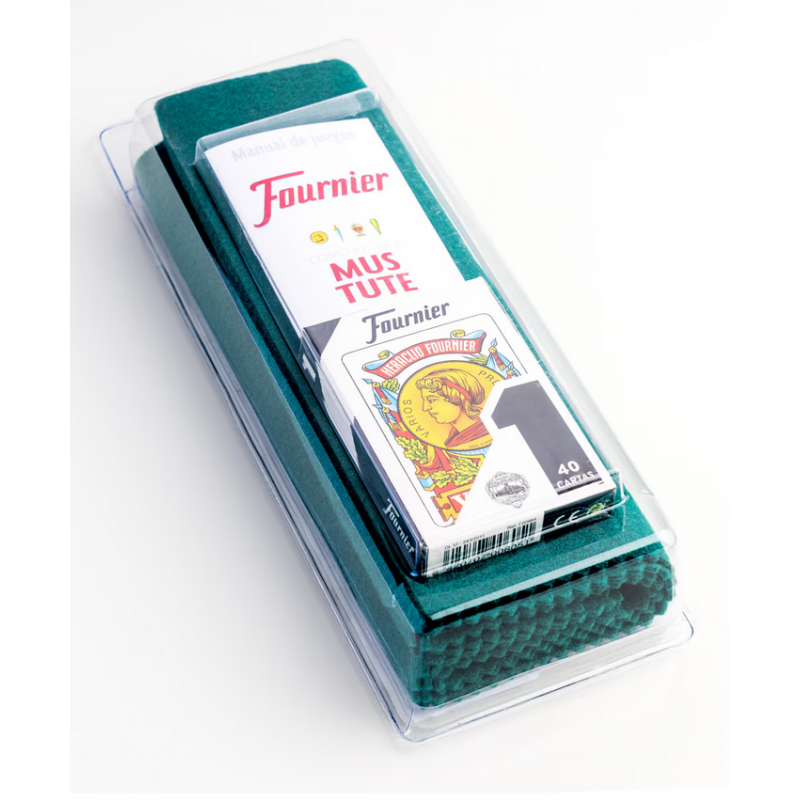 Baraja Española con tapete en blister