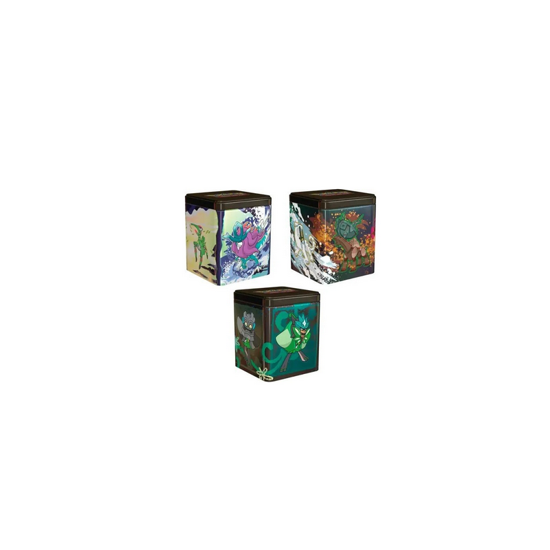 Lata Stacking Tins Escarlata y Púrpura -Spring 2025 - Inglés